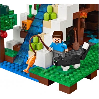 LEGO 21134 - LEGO MINECRAFT - The Waterfall Base | Toymania.gr