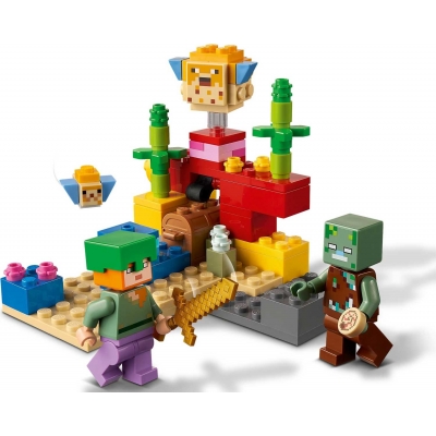 LEGO 21164 - LEGO MINECRAFT - The Coral Reef - Toymania Lego Online Shop